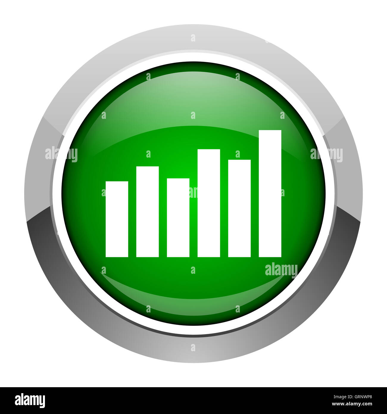 Bar graph icon hi-res stock photography and images - Alamy