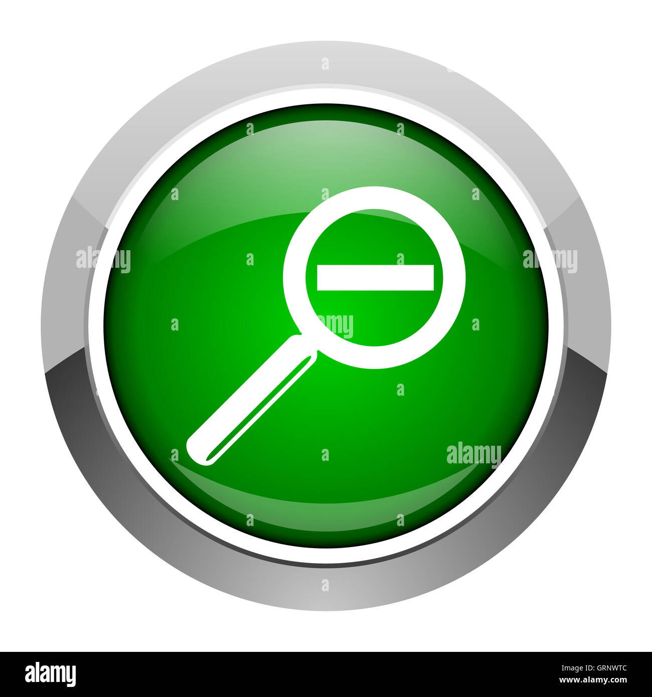 3d magnifying glass icon hi-res stock photography and images - Alamy