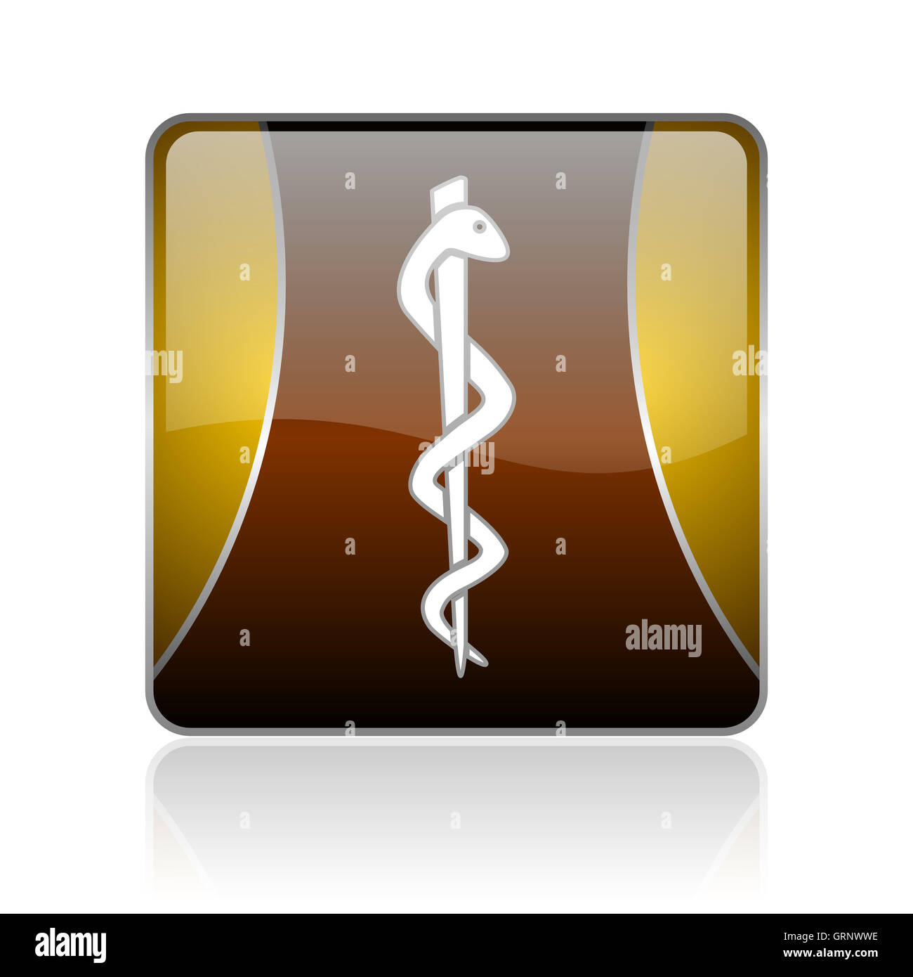Golden caduceus medical symbol hi-res stock photography and images - Alamy