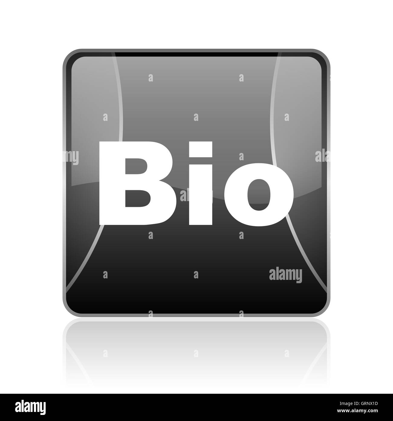 Bio food logo Black and White Stock Photos & Images - Alamy