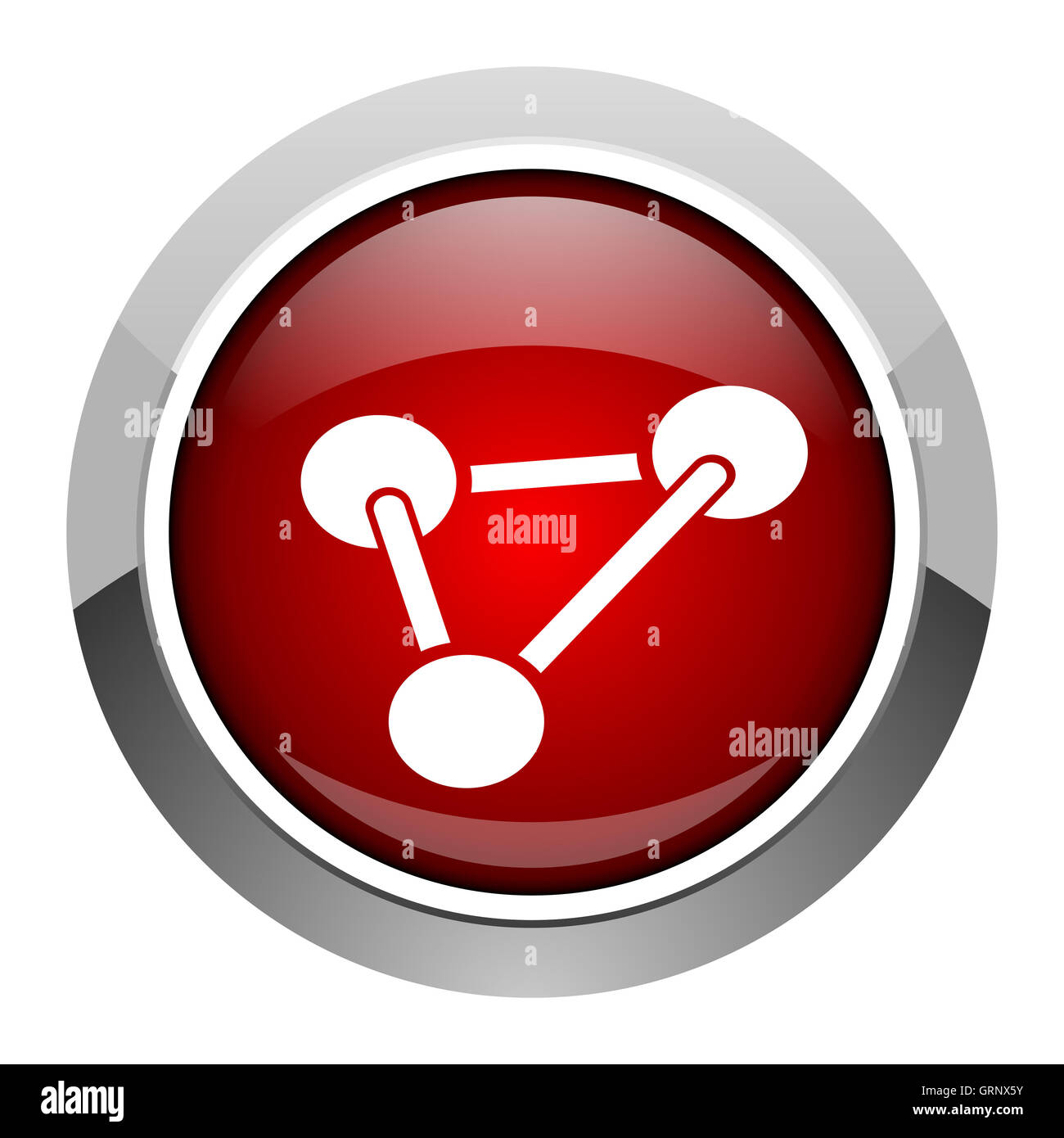 Red steel molecule hi-res stock photography and images - Alamy