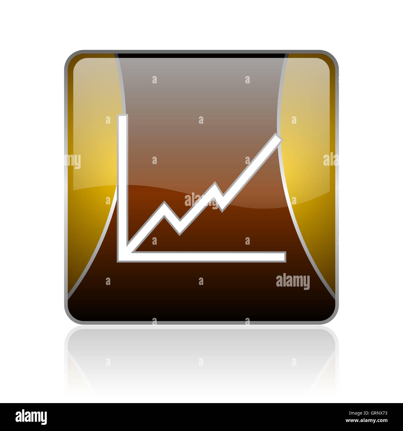 Golden chart logo hi-res stock photography and images - Alamy
