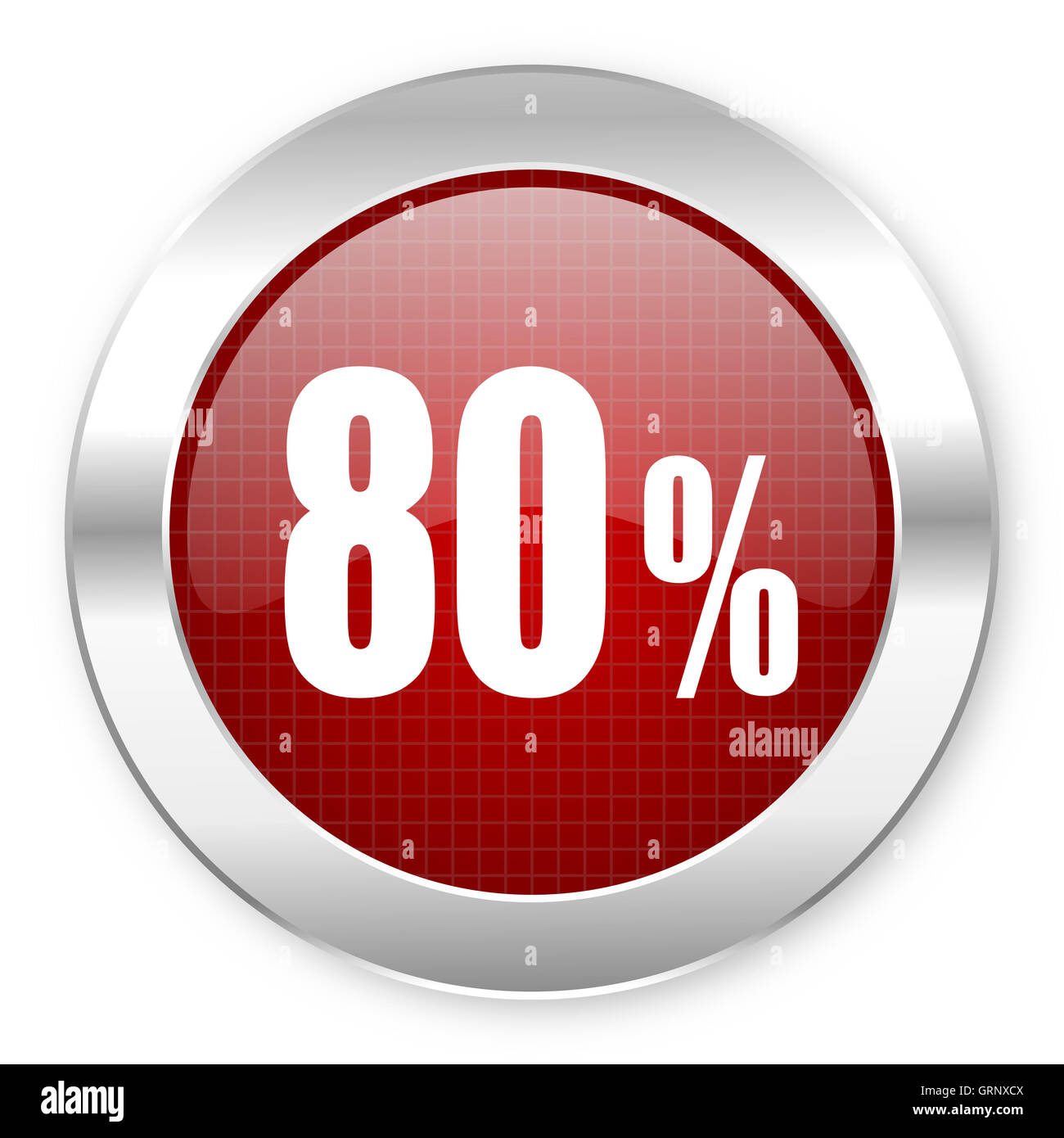 80 percent icon Stock Photo - Alamy