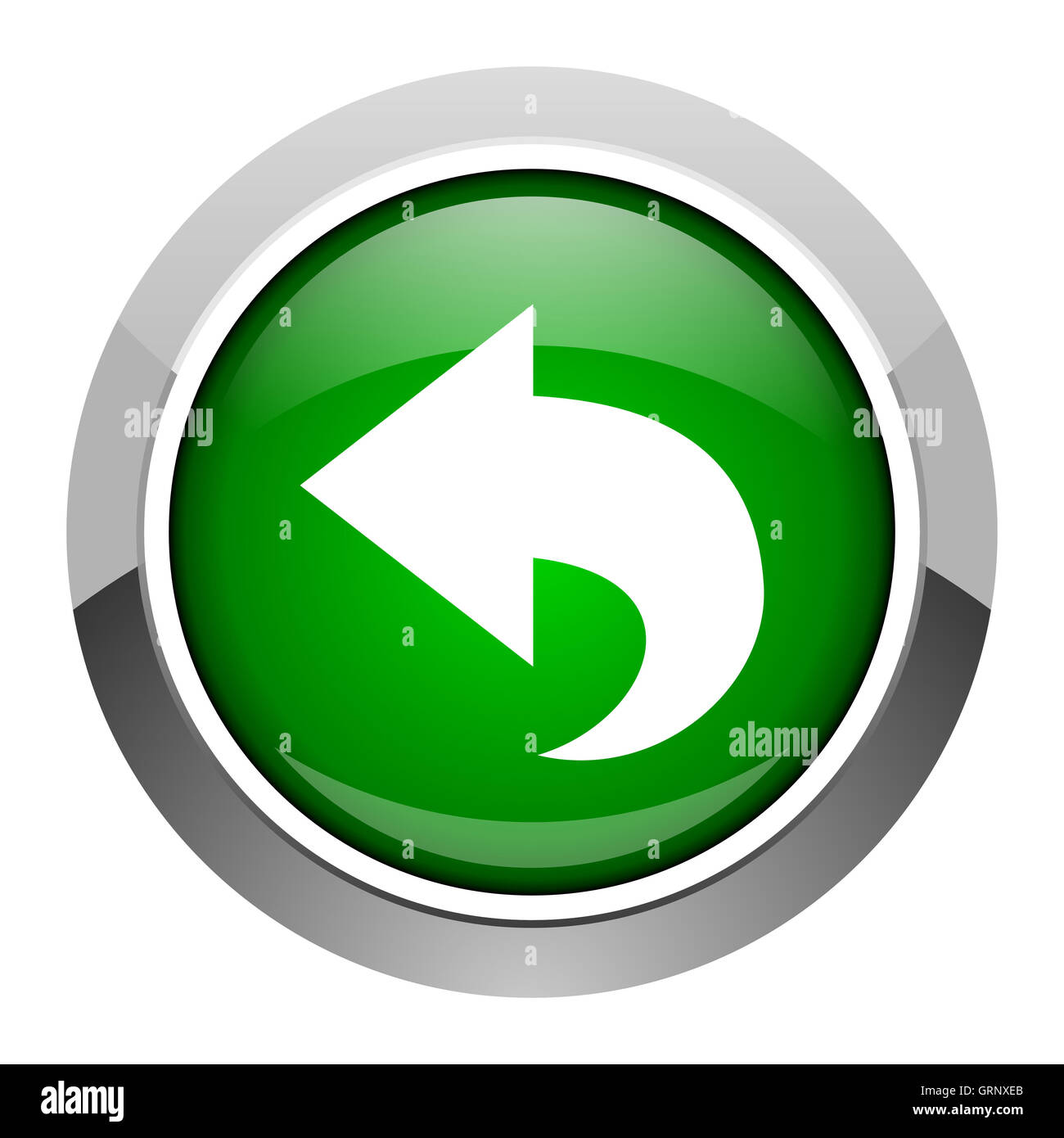 Go back icon Cut Out Stock Images & Pictures - Alamy