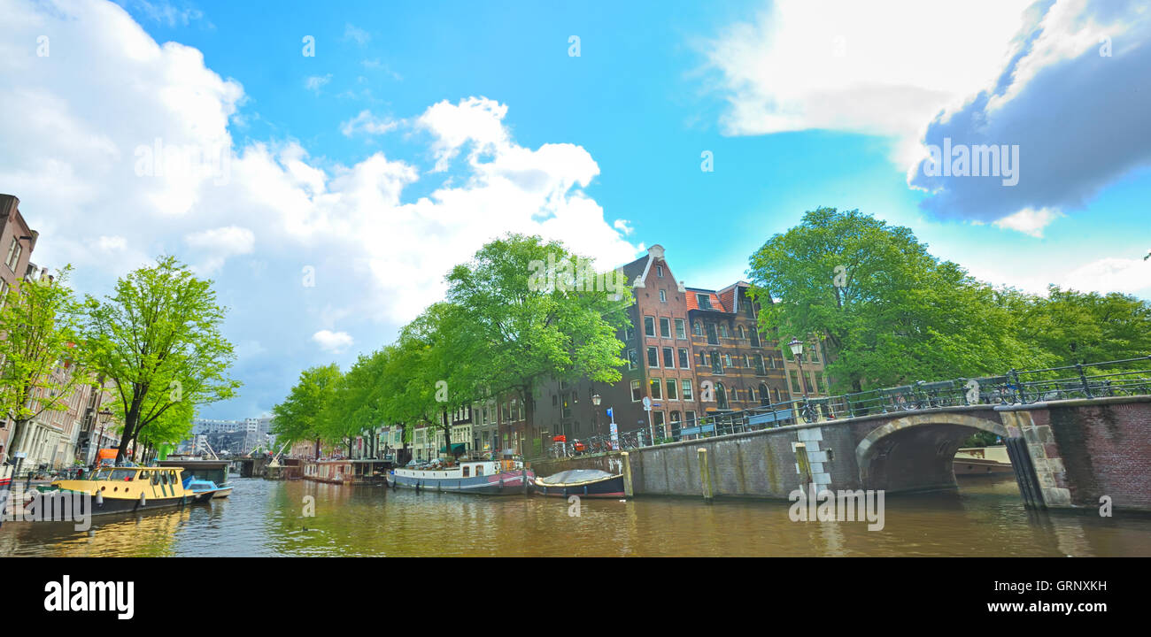 Amsterdam westerdok boat hi-res stock photography and images - Alamy