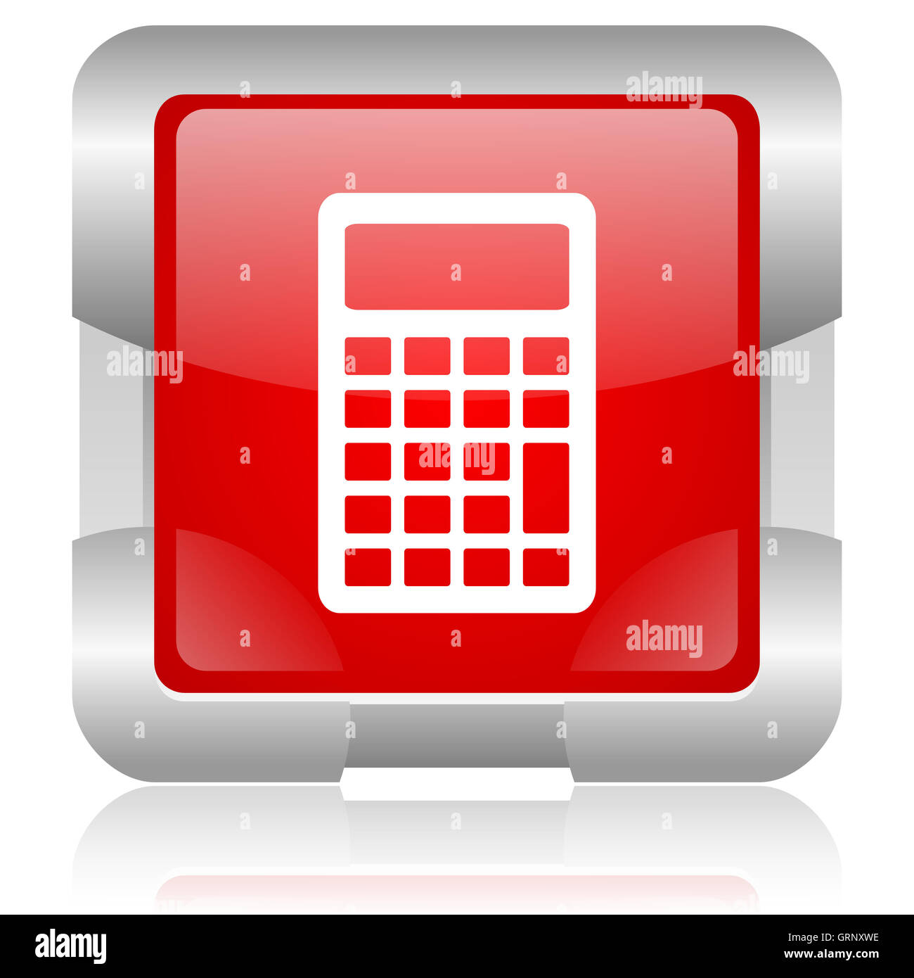 Red calculator button hi-res stock photography and images - Alamy