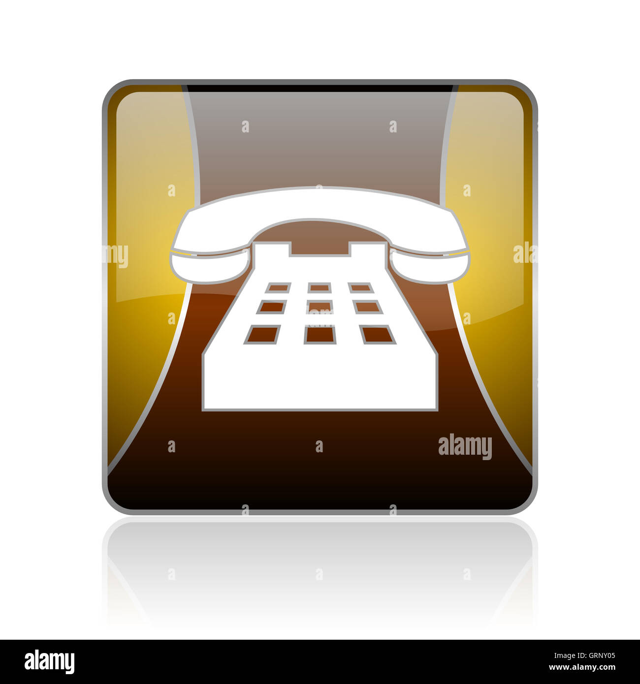 Phone golden square web hi-res stock photography and images - Alamy