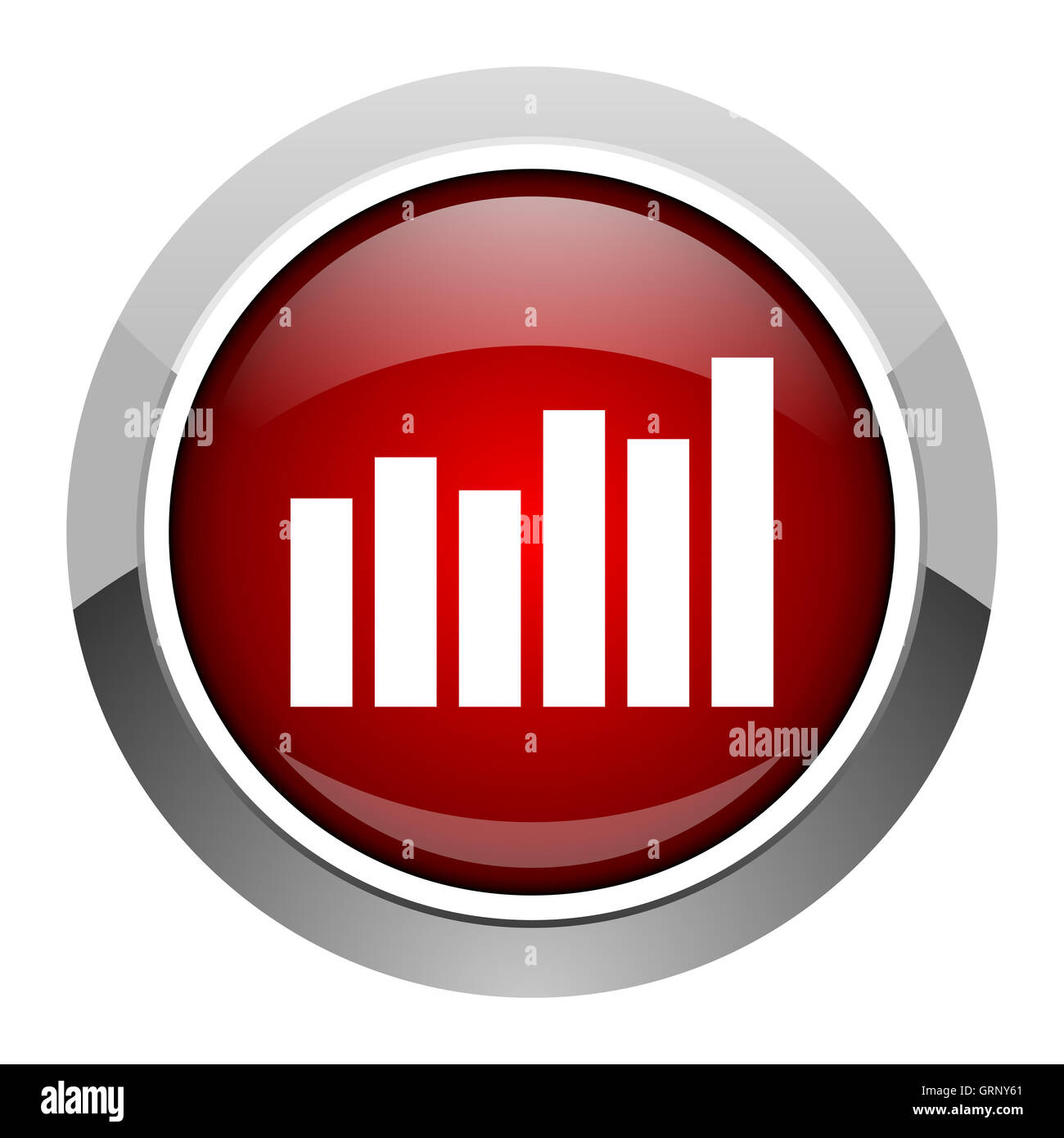 Bar graph icon hi-res stock photography and images - Alamy
