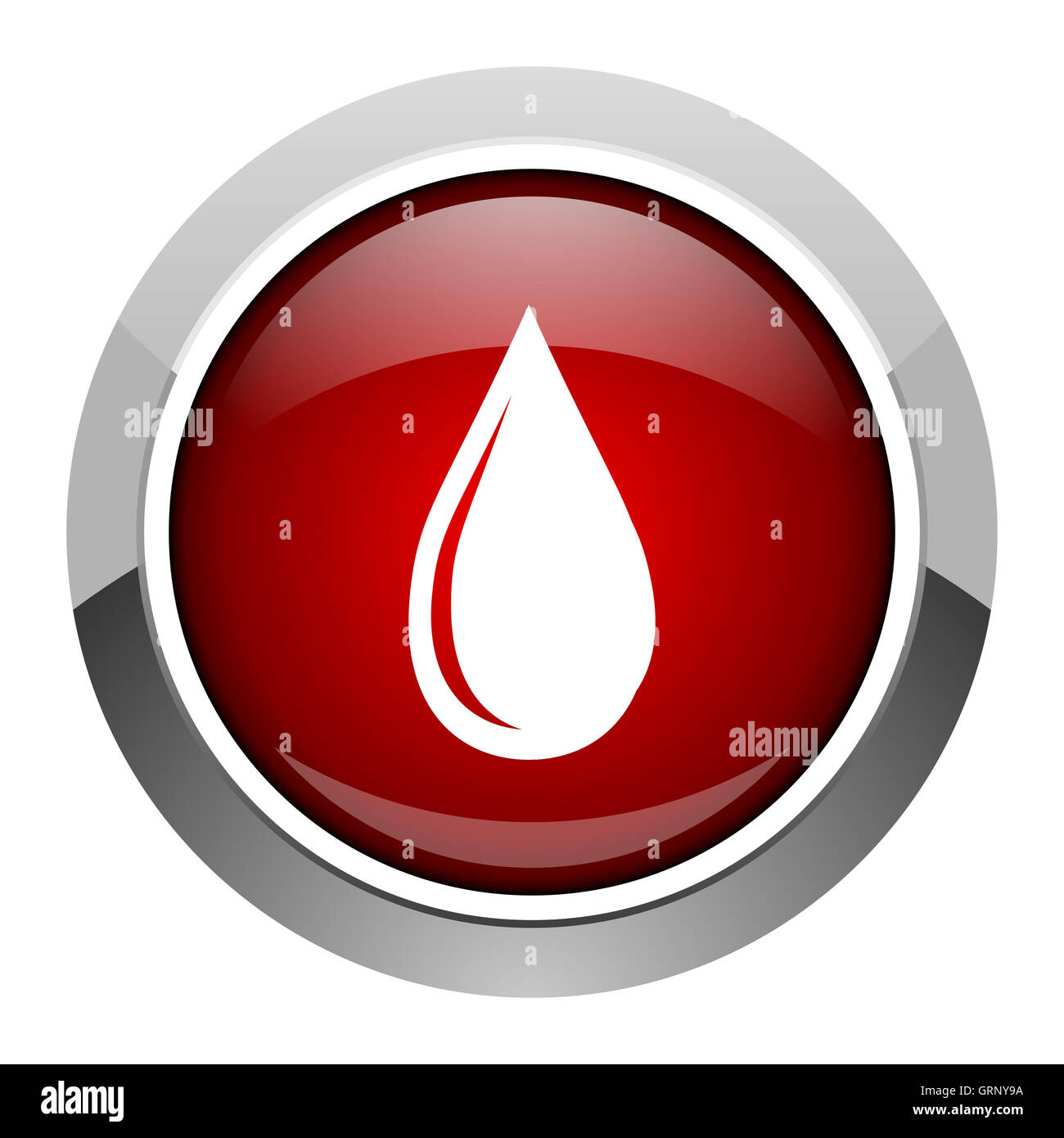 water drop icon Stock Photo - Alamy