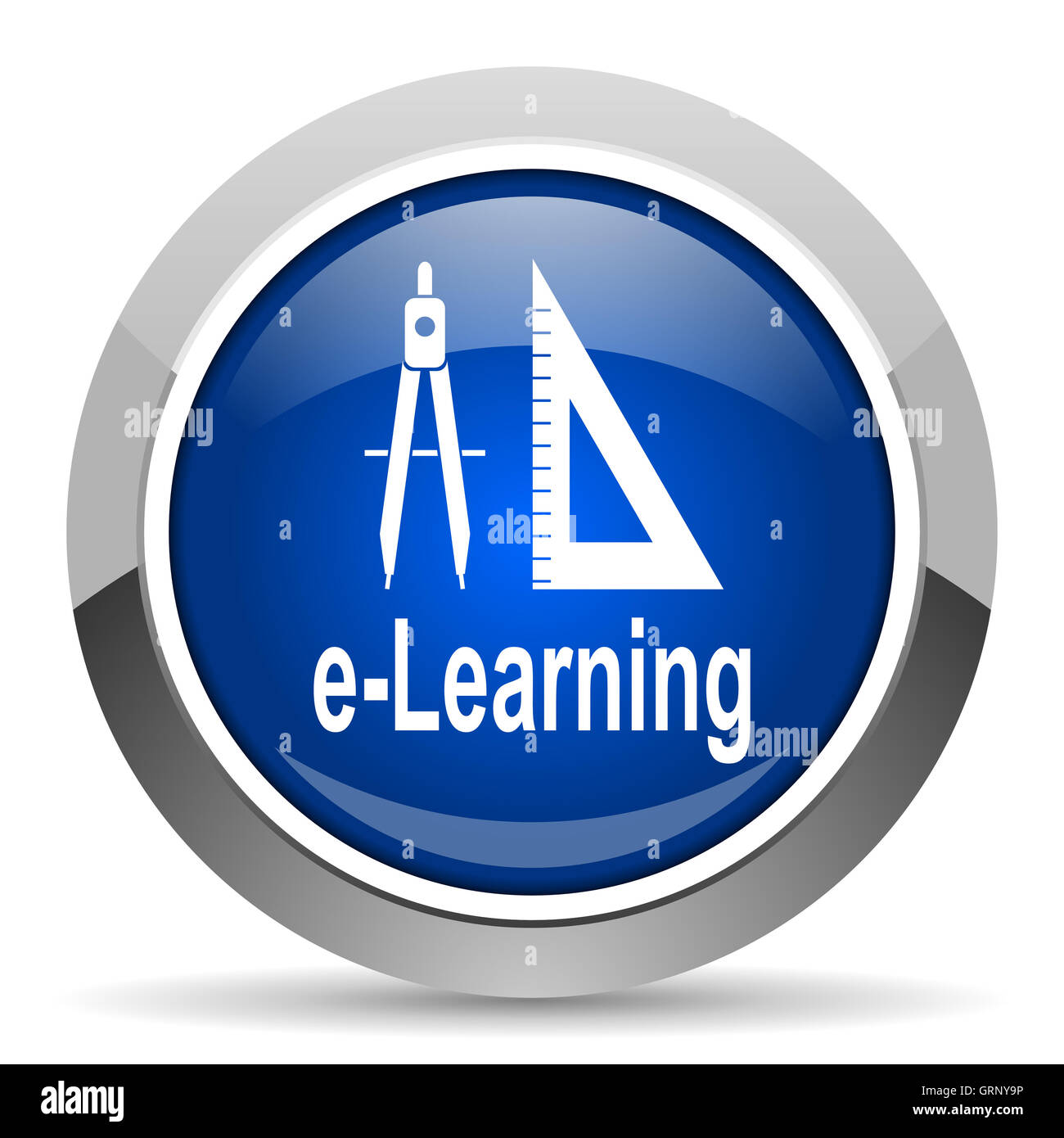 E learning icon hi-res stock photography and images - Alamy