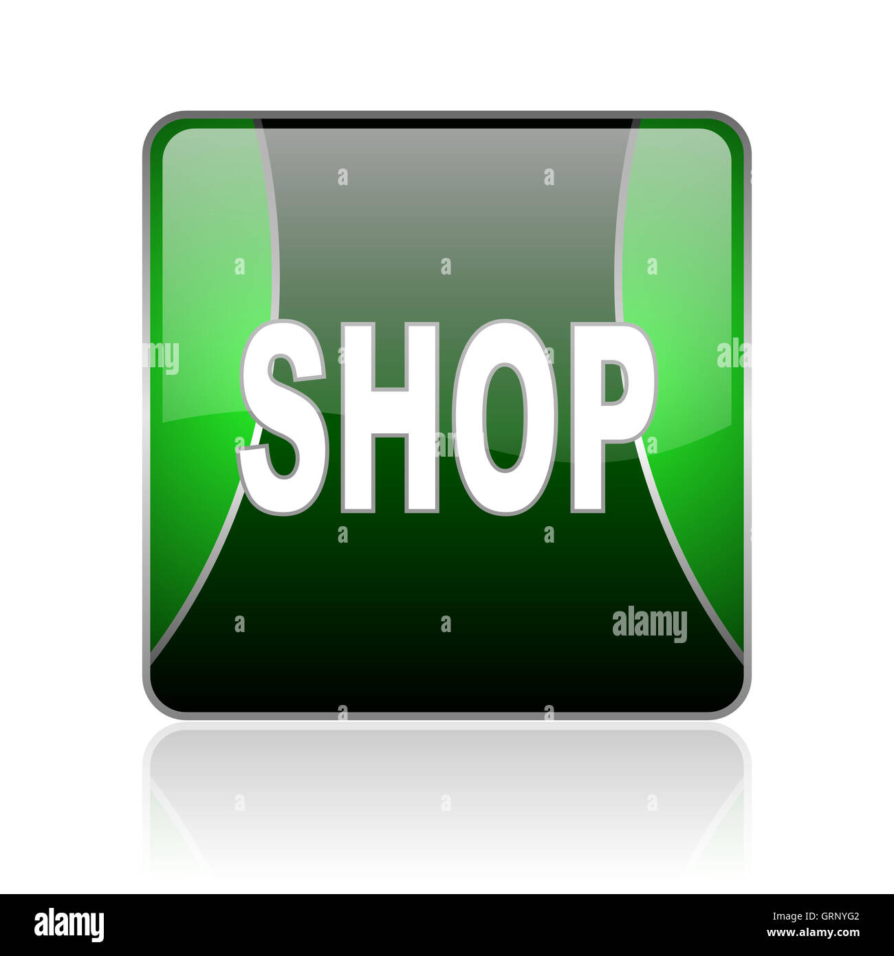 Black shop icon hi-res stock photography and images - Alamy
