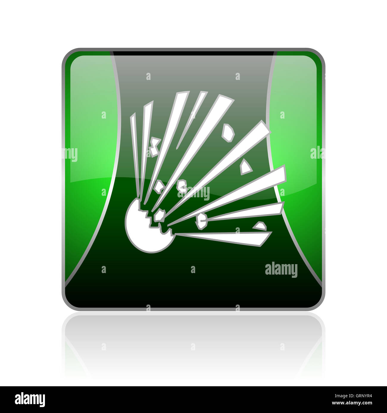 Explosion bomb fire on green hi-res stock photography and images - Alamy