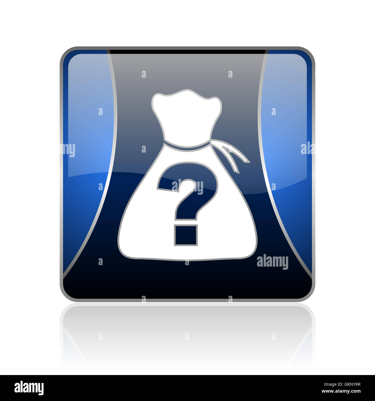 Question mark black square web Cut Out Stock Images & Pictures - Alamy