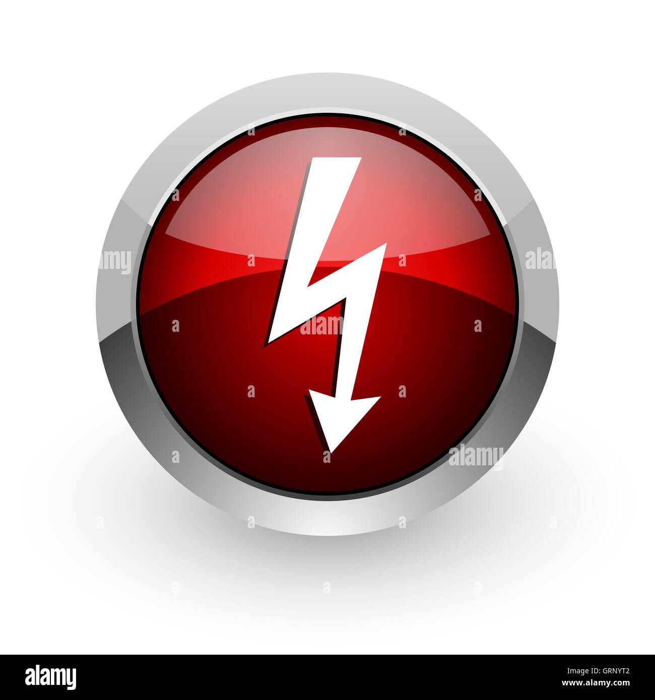 Red lightning bolt hi-res stock photography and images - Alamy