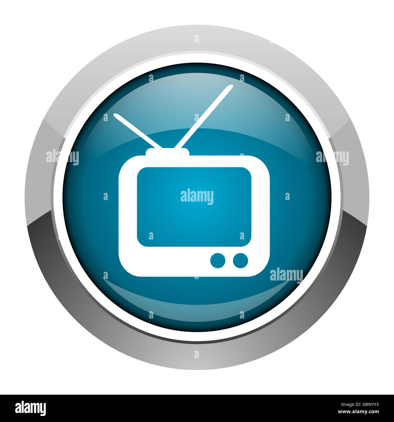 tv icon Stock Photo - Alamy