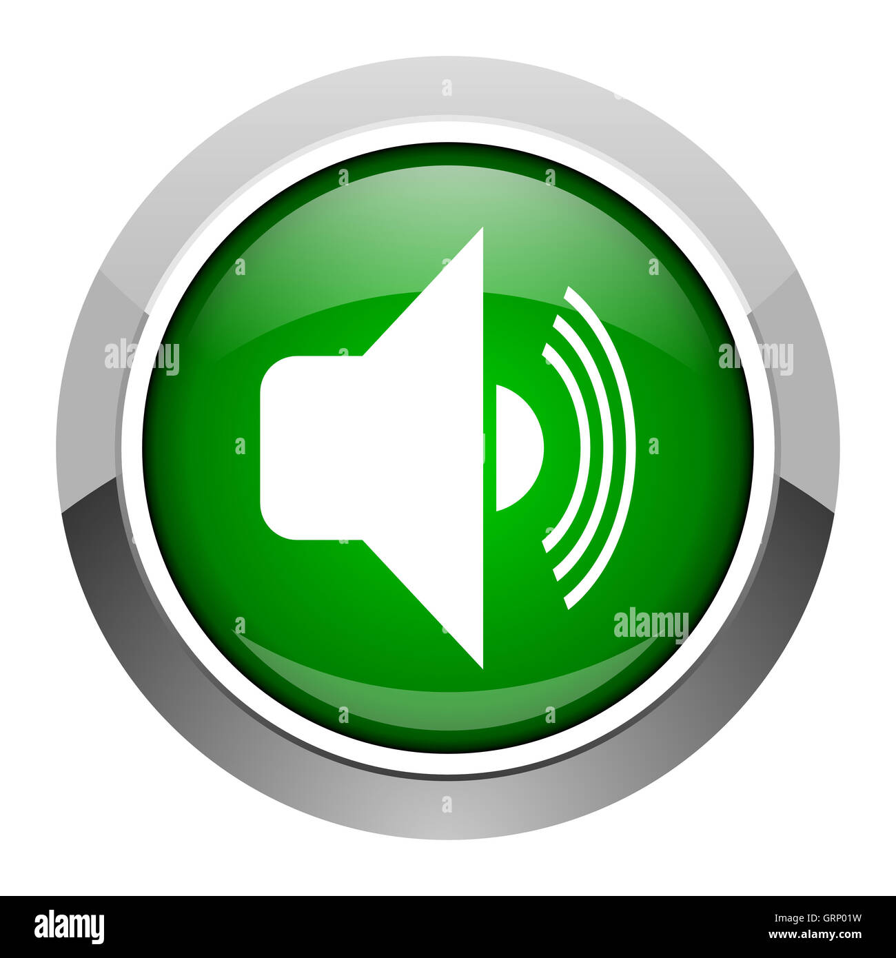 Speaker volume icon symbol 3d hi-res stock photography and images - Alamy