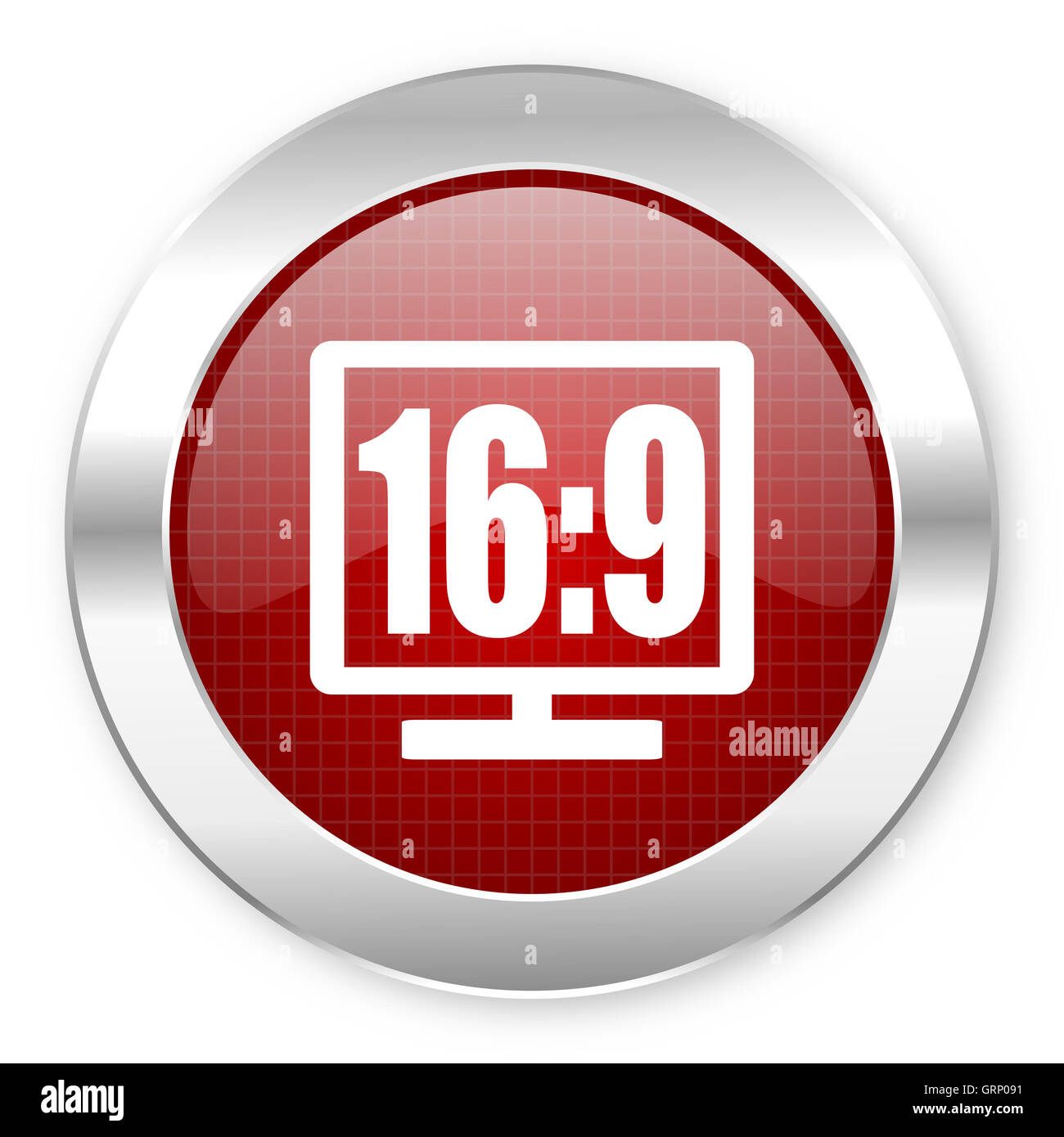 16 9 display icon Stock Photo - Alamy