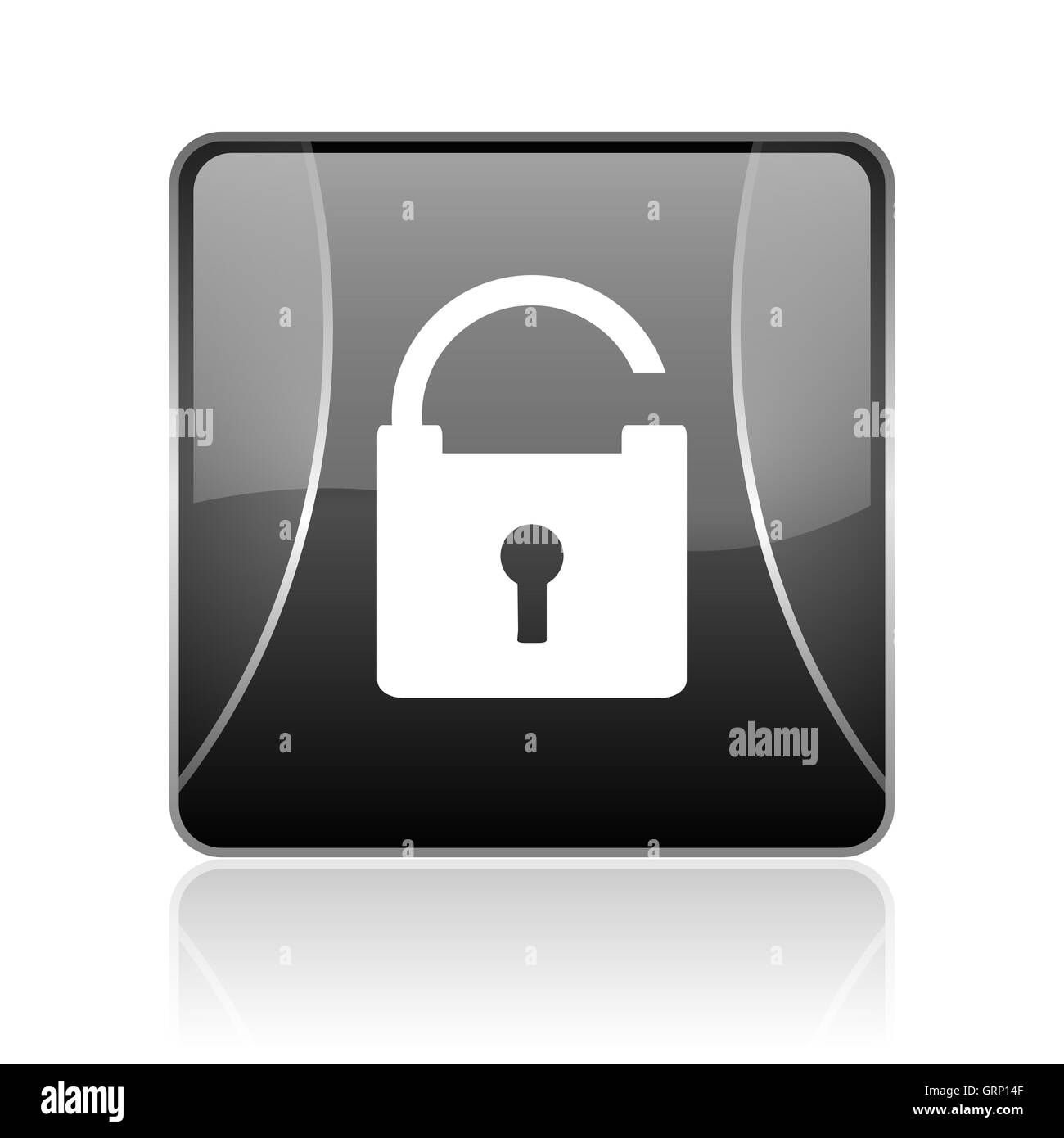 Locked secure key lock Black and White Stock Photos & Images - Alamy