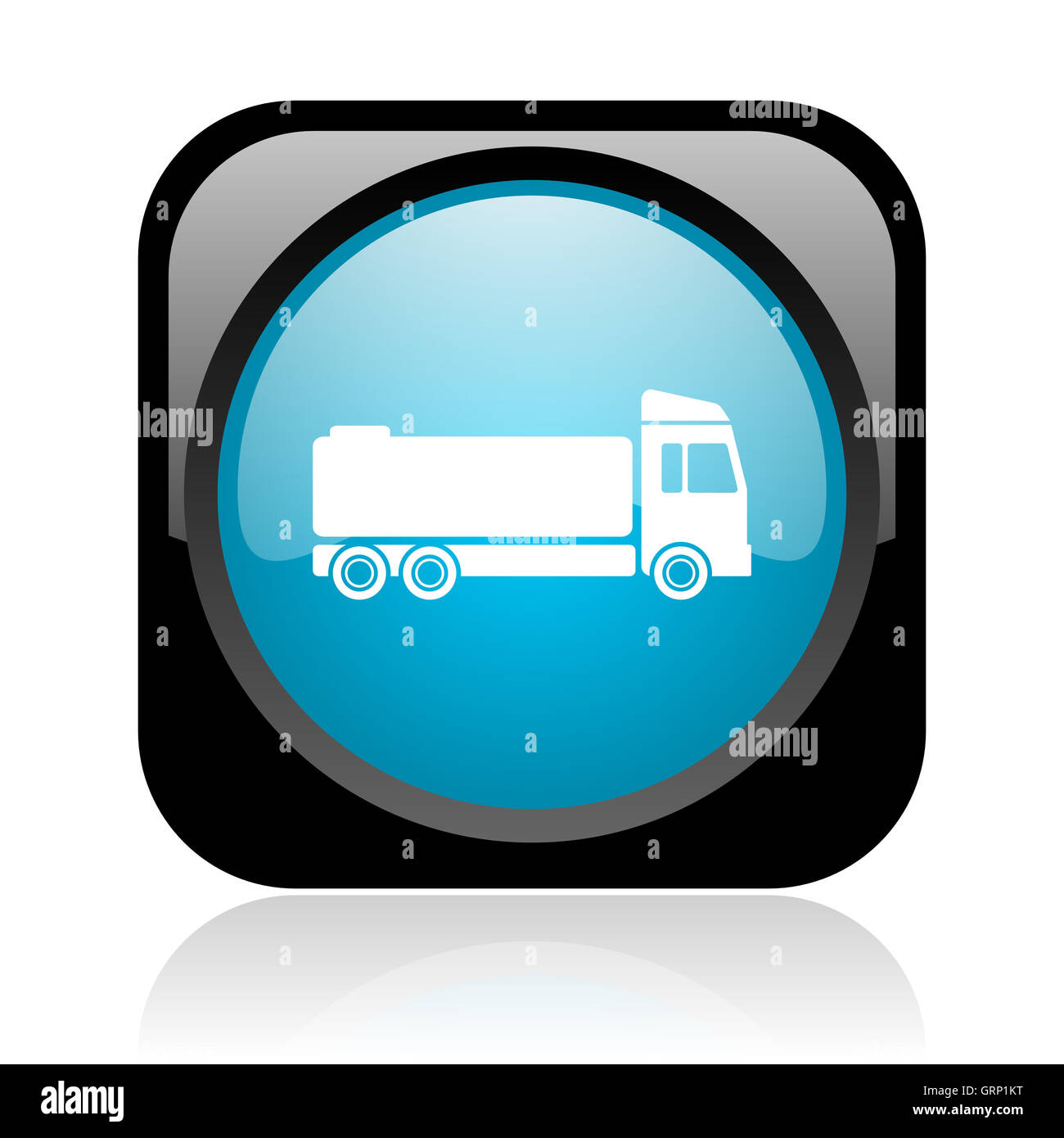 Black tanker truck transport Cut Out Stock Images & Pictures - Alamy