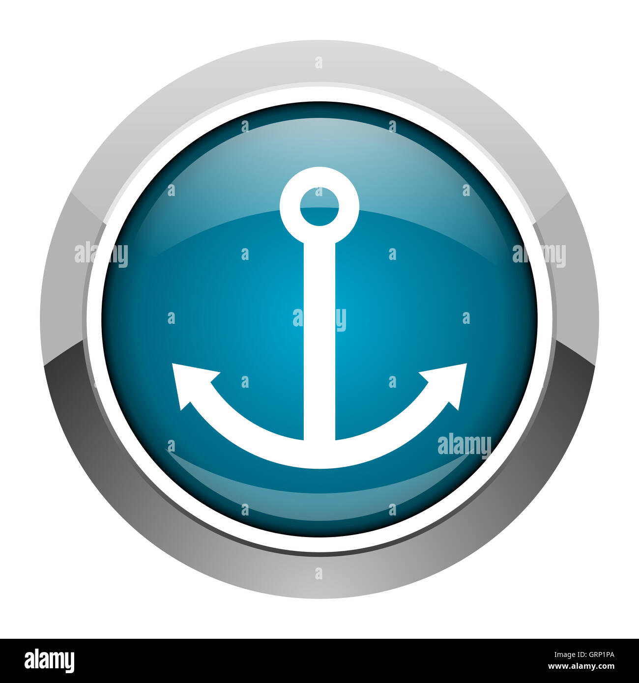 Anchor icon Cut Out Stock Images & Pictures - Alamy