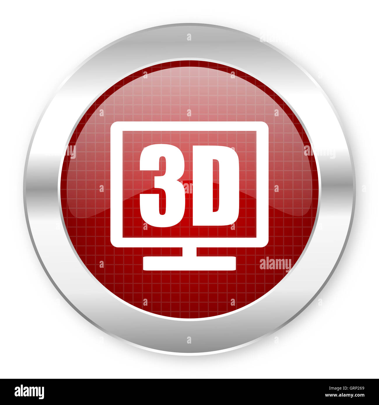 3d display icon Stock Photo - Alamy