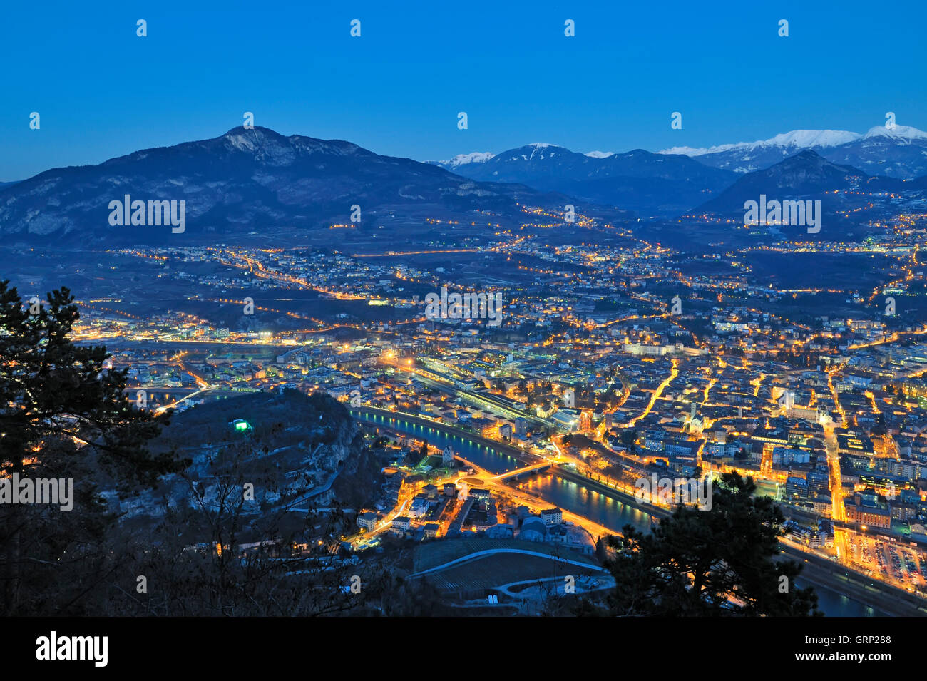 Streets of trento hi-res stock photography and images - Alamy