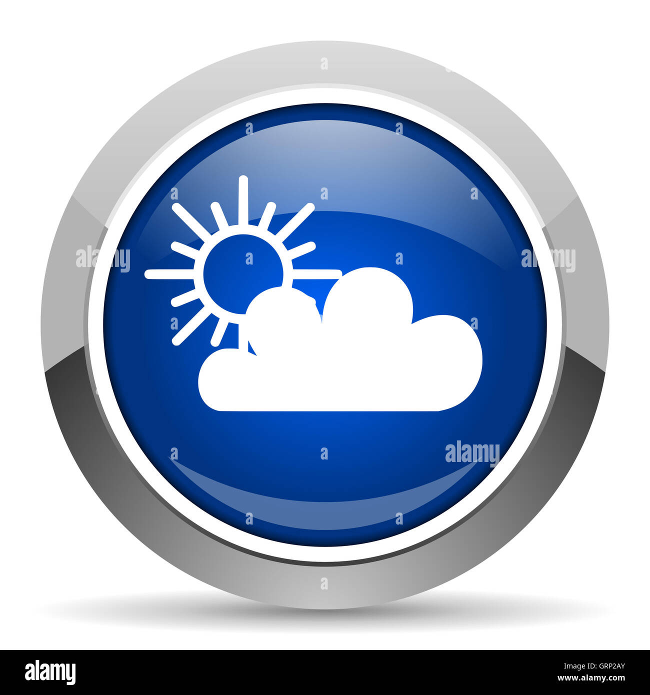 Weather forecast business icon Cut Out Stock Images & Pictures - Alamy