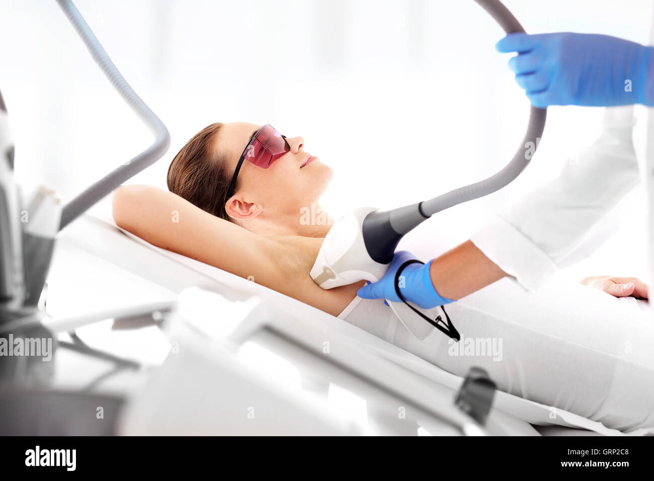 Smooth skin under the arms Stock Photo - Alamy