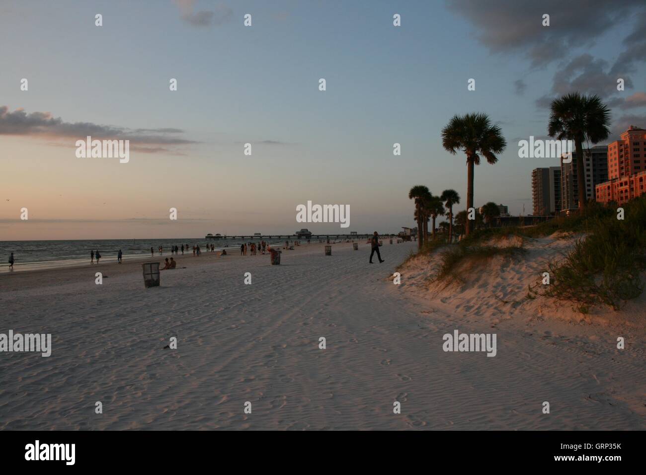 Clearwater beach florida sunset hi-res stock photography and images - Alamy
