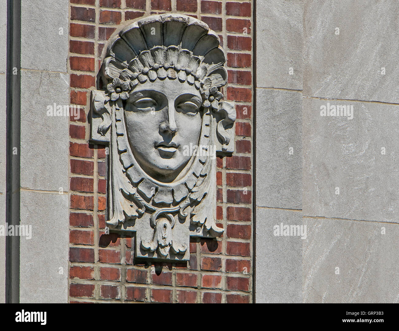 A decoration on the exterior of a building Stock Photo - Alamy