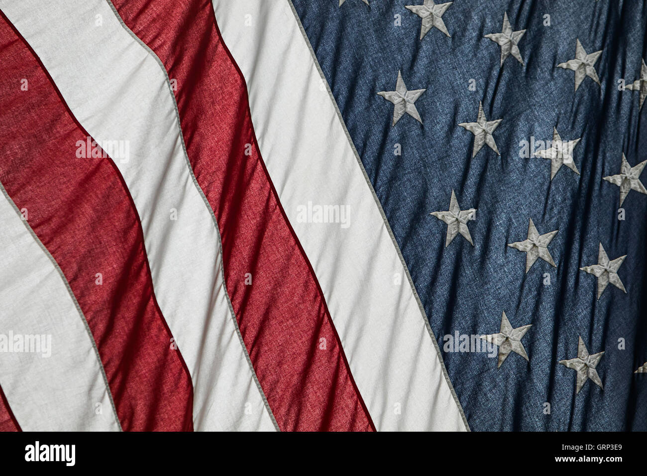American flag, partial view Stock Photo - Alamy