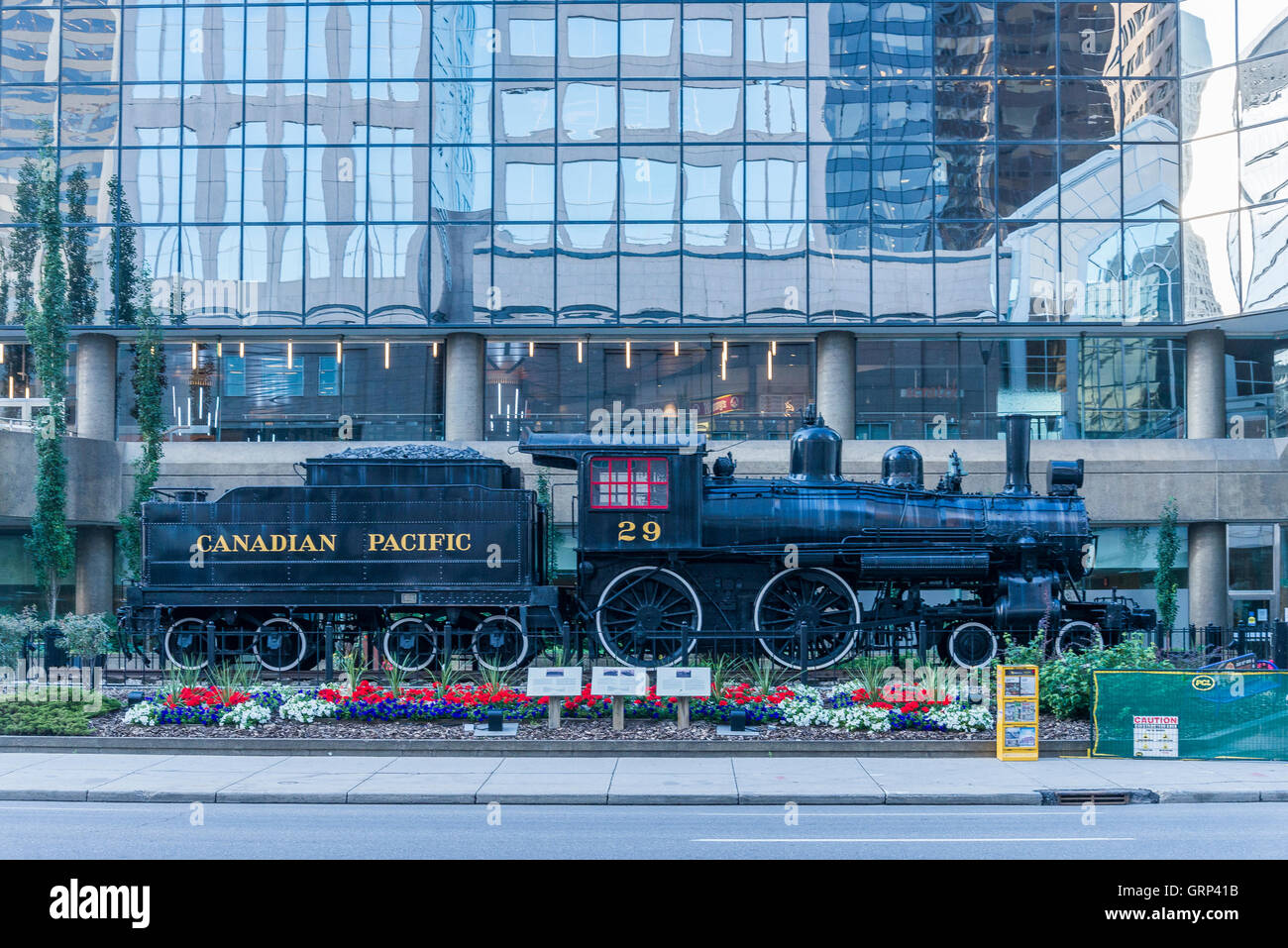 Canadian Pacific Engine 29, Calgary, Alberta, Canada Stock Photo - Alamy