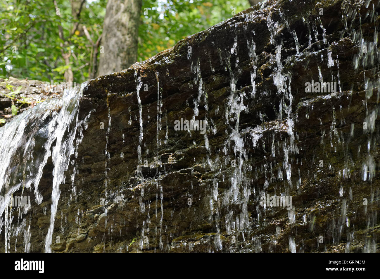 Edge of a Waterfall Stock Photo - Alamy