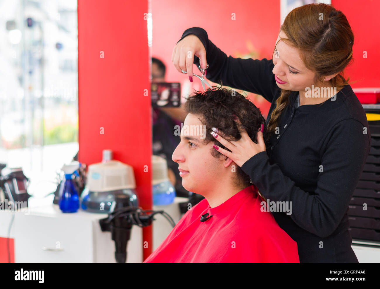 Scissor technique hi-res stock photography and images - Alamy