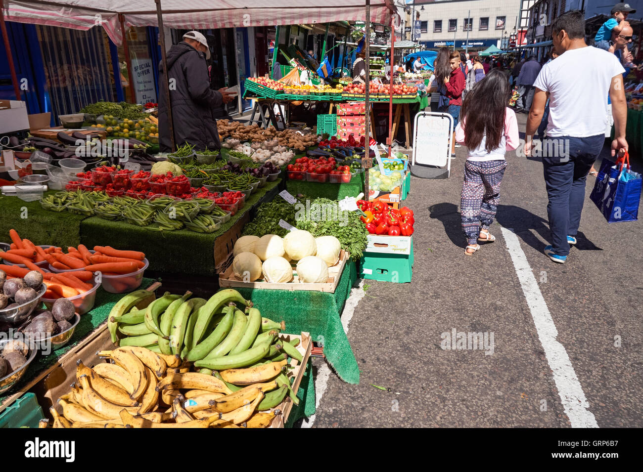 Surrey Street Market in Croydon, London England United Kingdom UK Stock ...