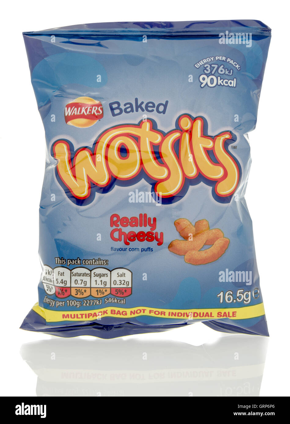Winneconne, WI - 23 July 2016: Bag of Walkers Wotsits really cheesy ...