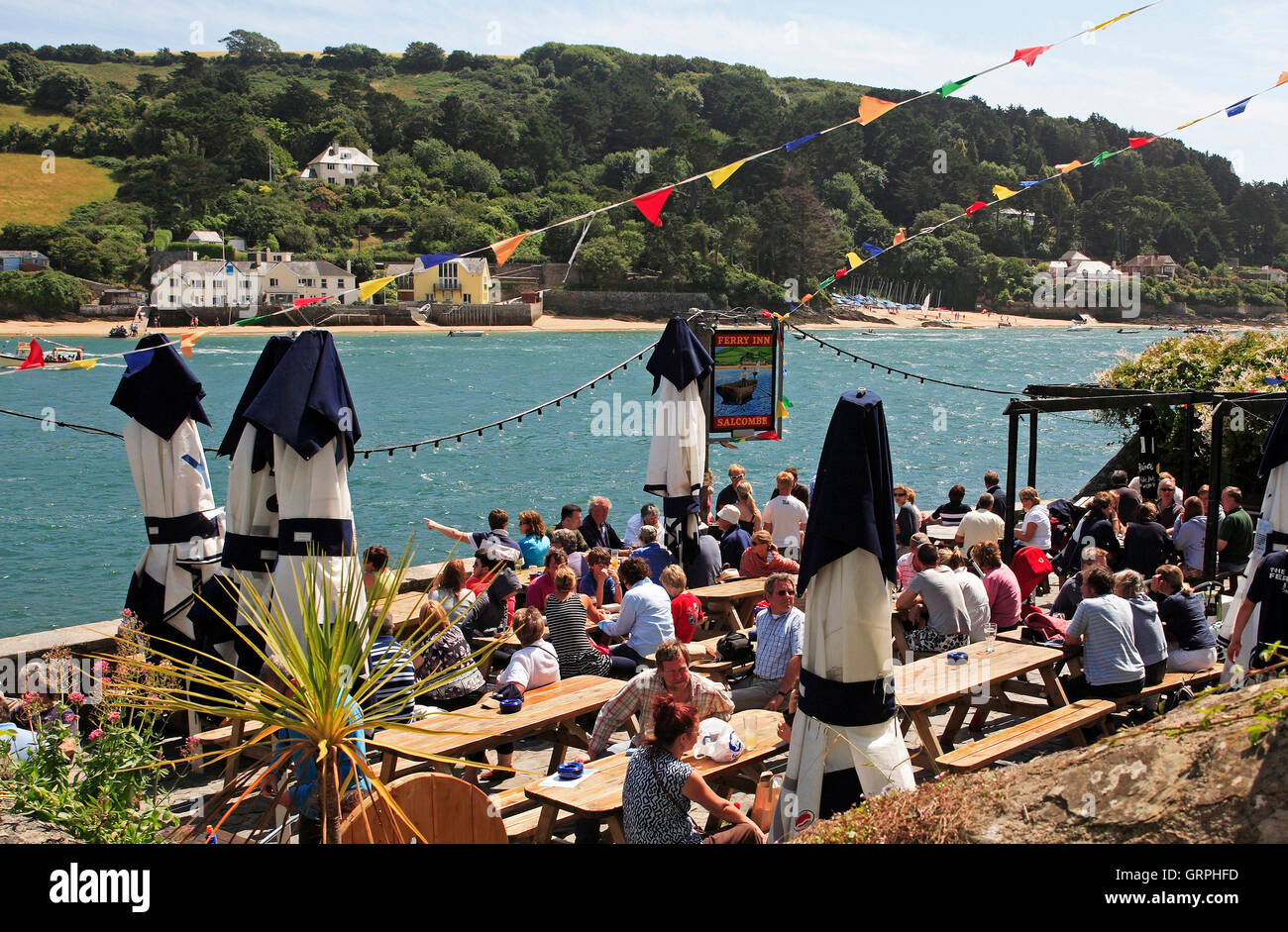 Salcombe & Kingsbridge Estuary, Devon Stock Photo - Alamy