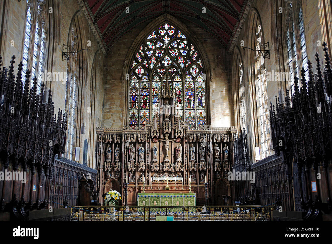 St botolph's church stained glass hi-res stock photography and images ...