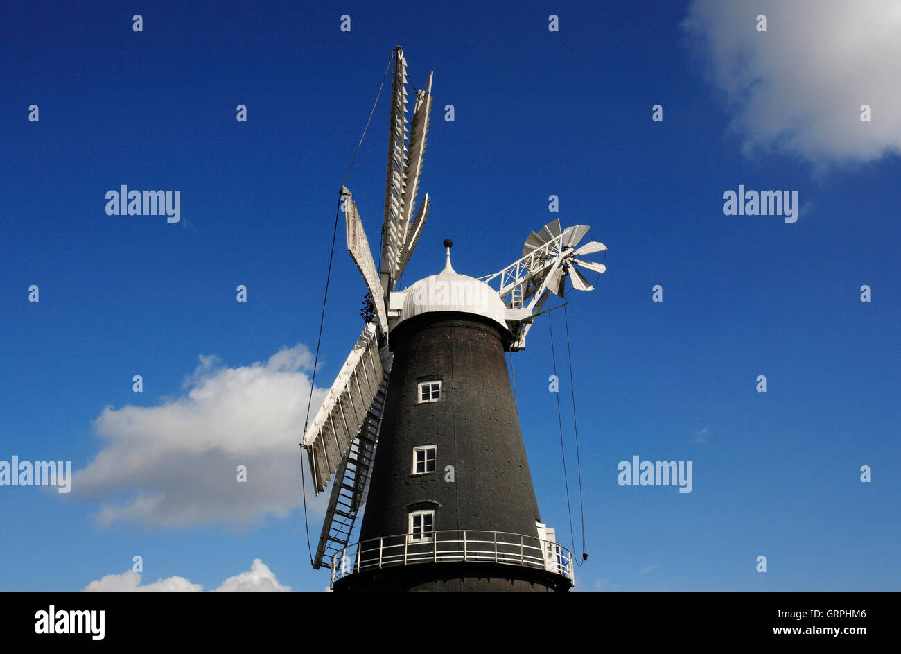 8 sail windmill hi-res stock photography and images - Alamy