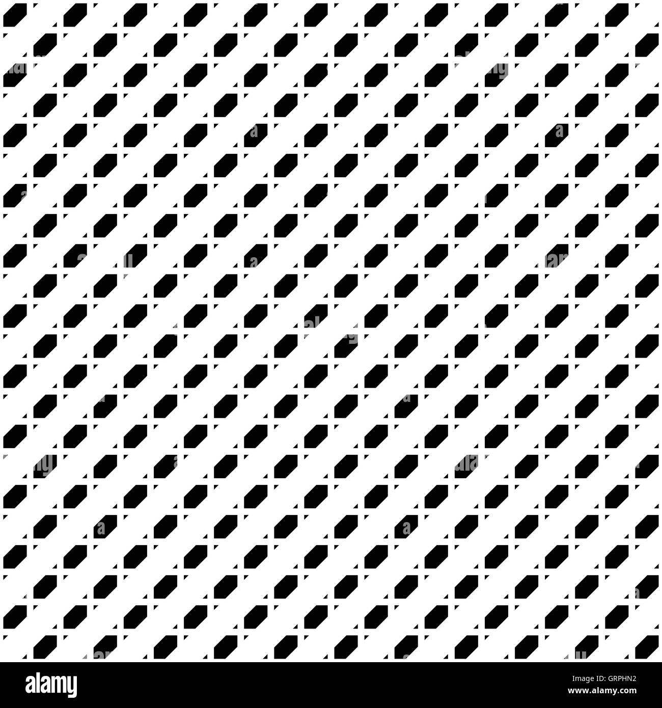 Tileable grid / mesh geometric pattern series. Repeatable monochrome ...