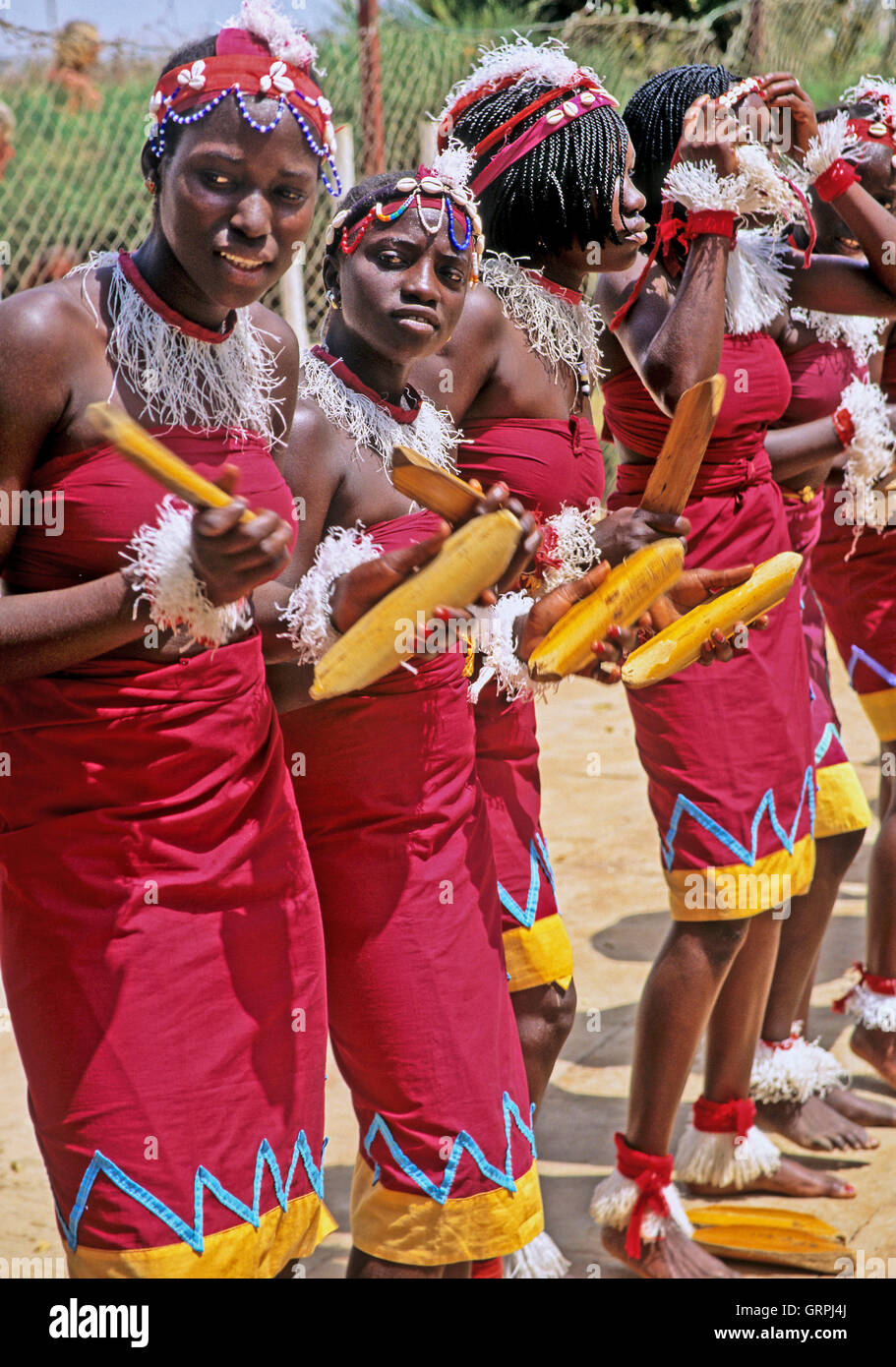 Mandinka tribal dancers, The Gambia, West Africa Stock Photo - Alamy