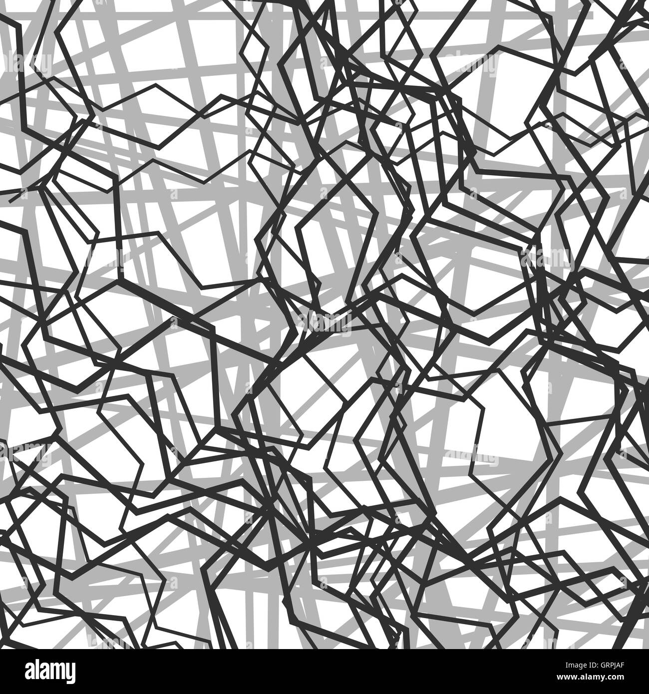 Random chaotic lines abstract grayscale texture / pattern Stock Vector ...