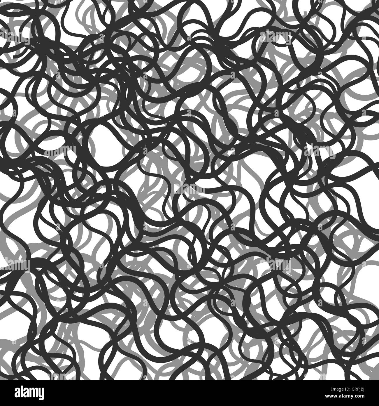 Random chaotic lines abstract grayscale texture / pattern Stock Vector ...