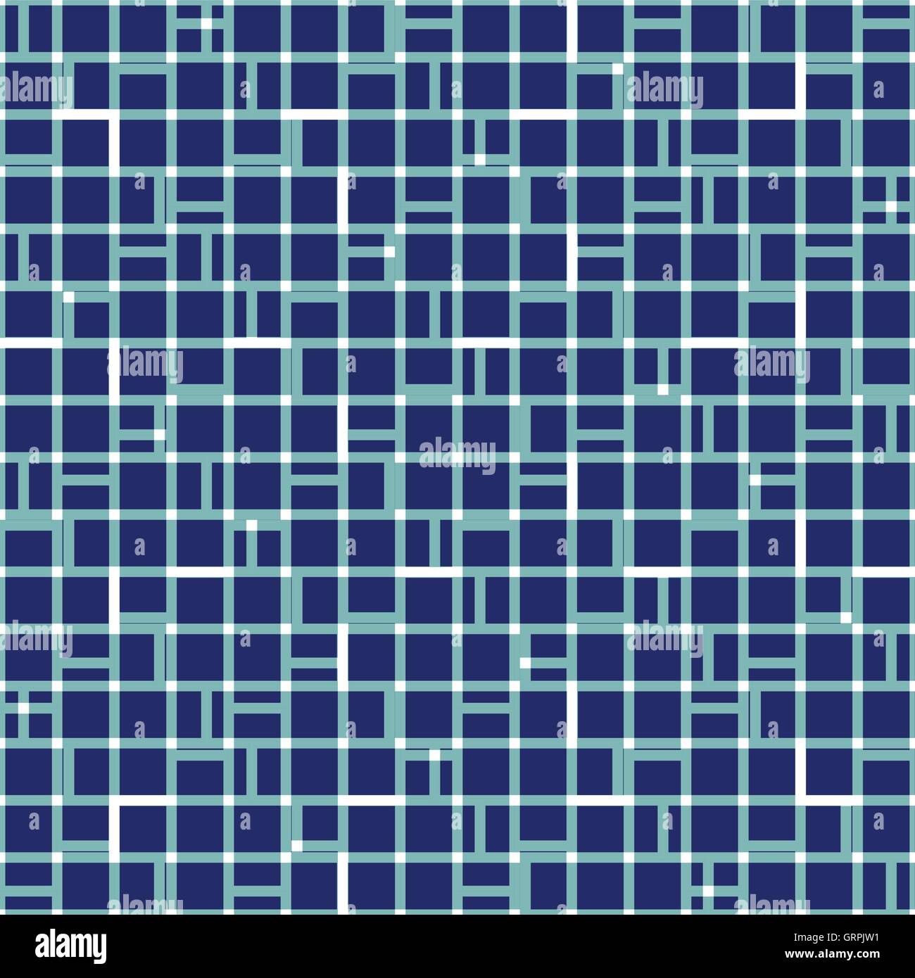 Irregular grid mesh with squares. Seamlessly repeatable duotone ...
