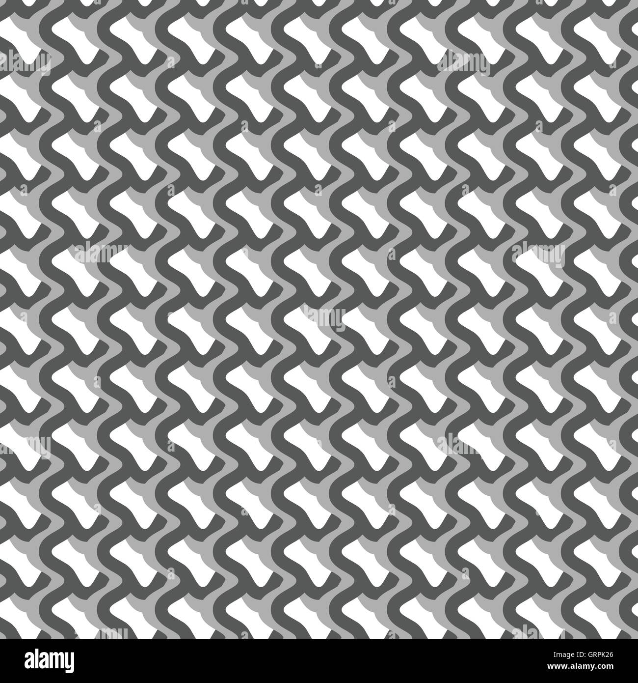 Pattern with wavy, billowy intersecting lines. Grid of irregular lines ...
