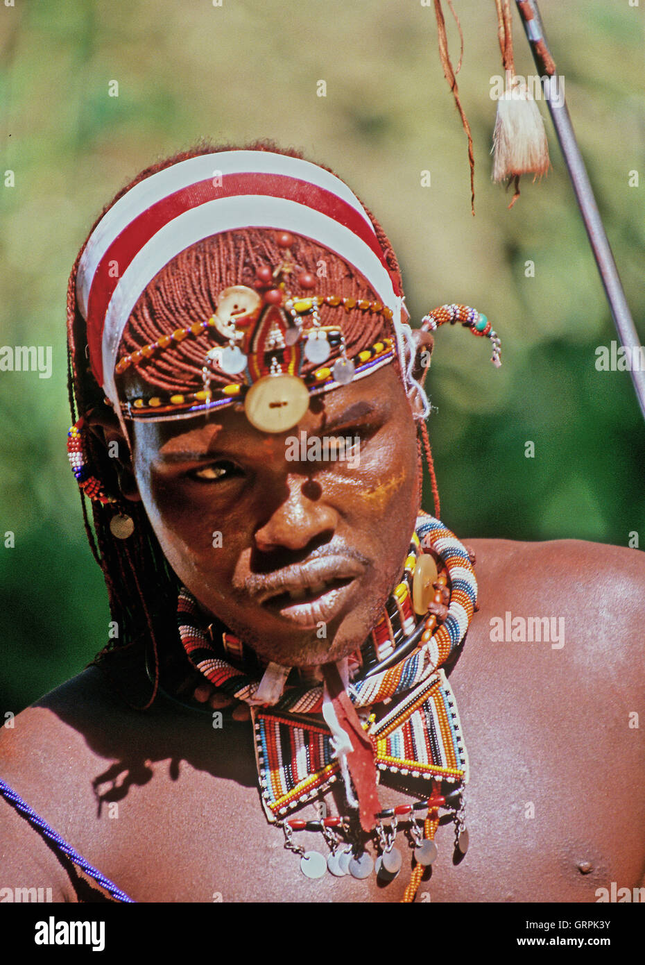 Samburu man, Samburu, Kenya, East Africa Stock Photo - Alamy