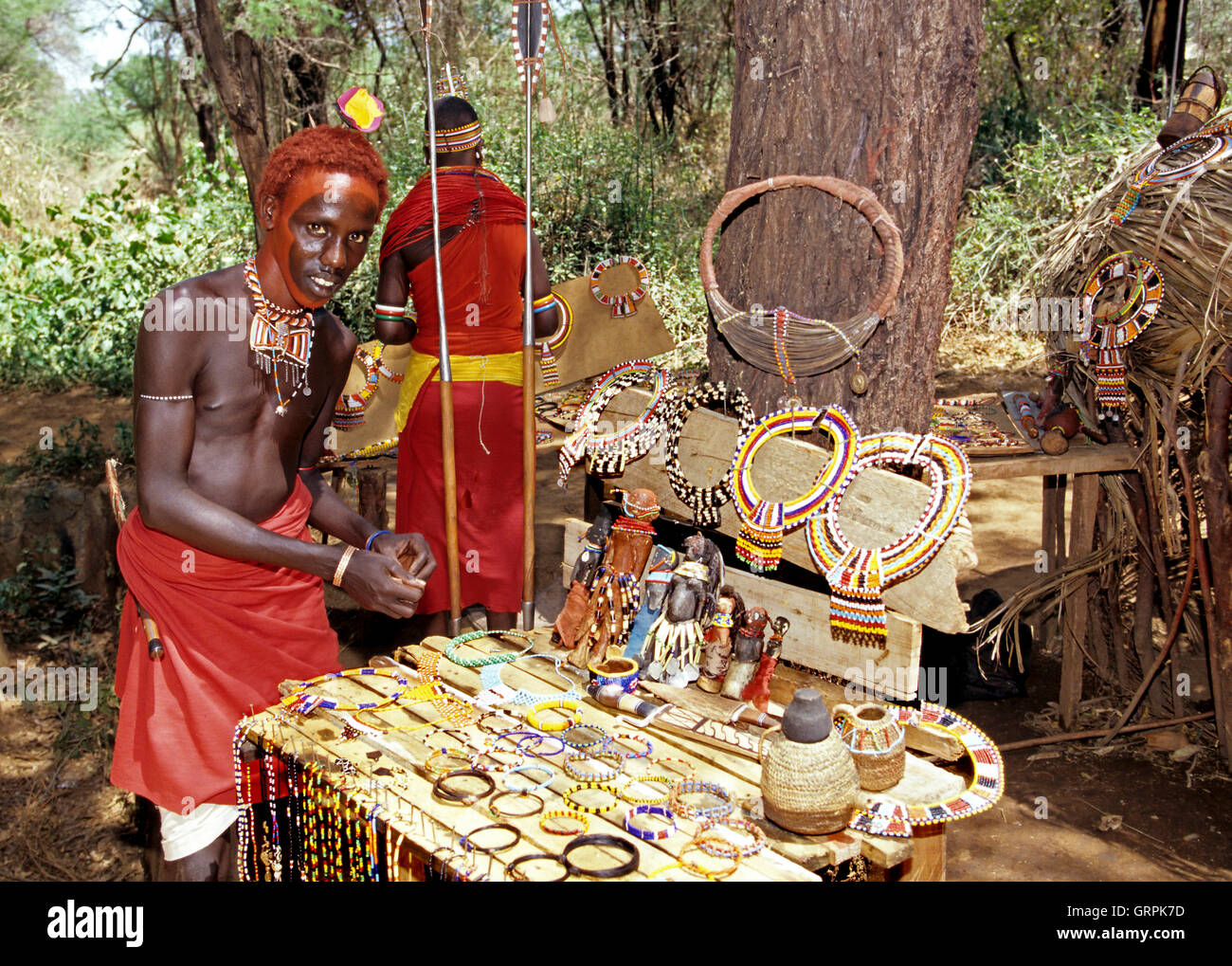 Samburu art, Samburu, Kenya, East Africa Stock Photo - Alamy