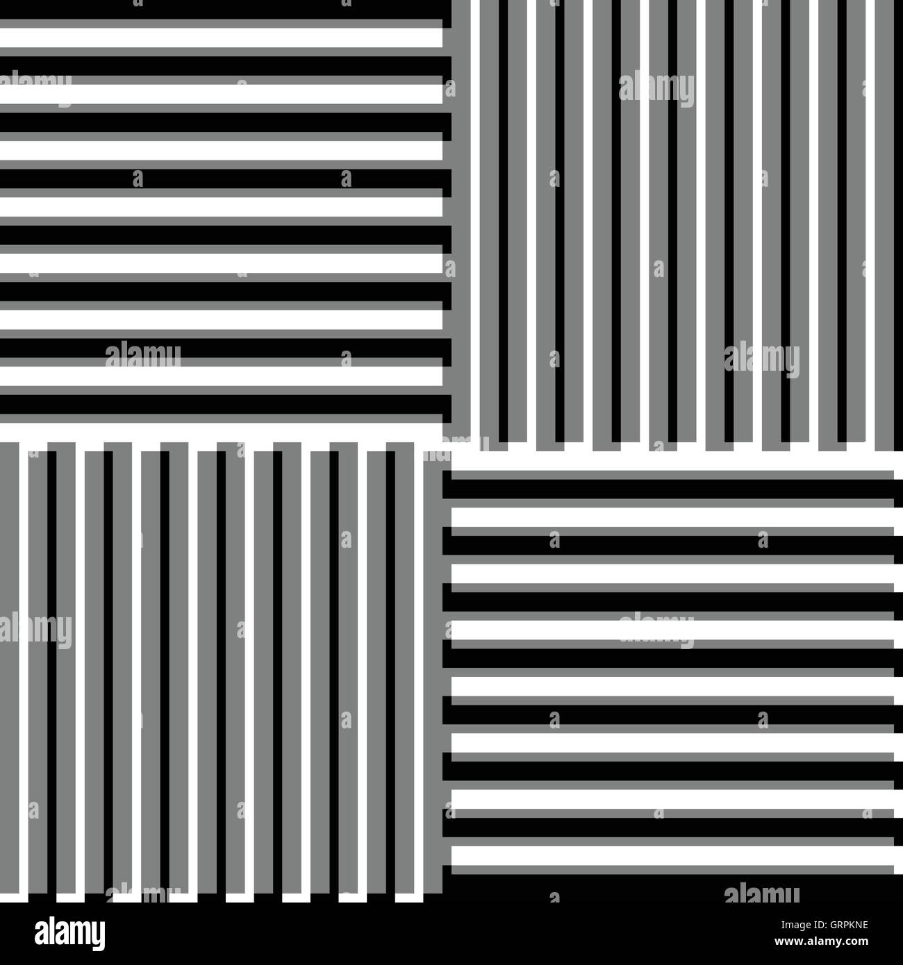Mosaic of squares with embossed / offset line filling (Repeatable Stock ...