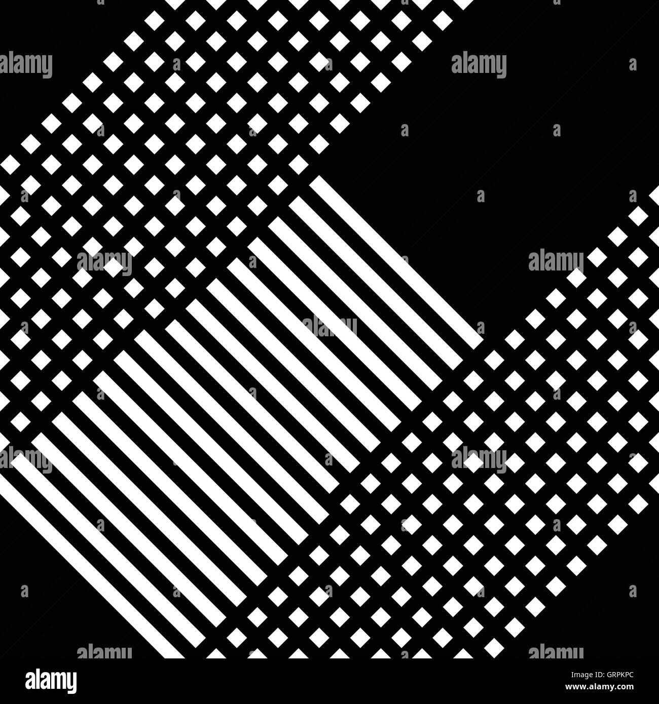 Grid, mesh irregular repeatable pattern, black white texture Stock ...