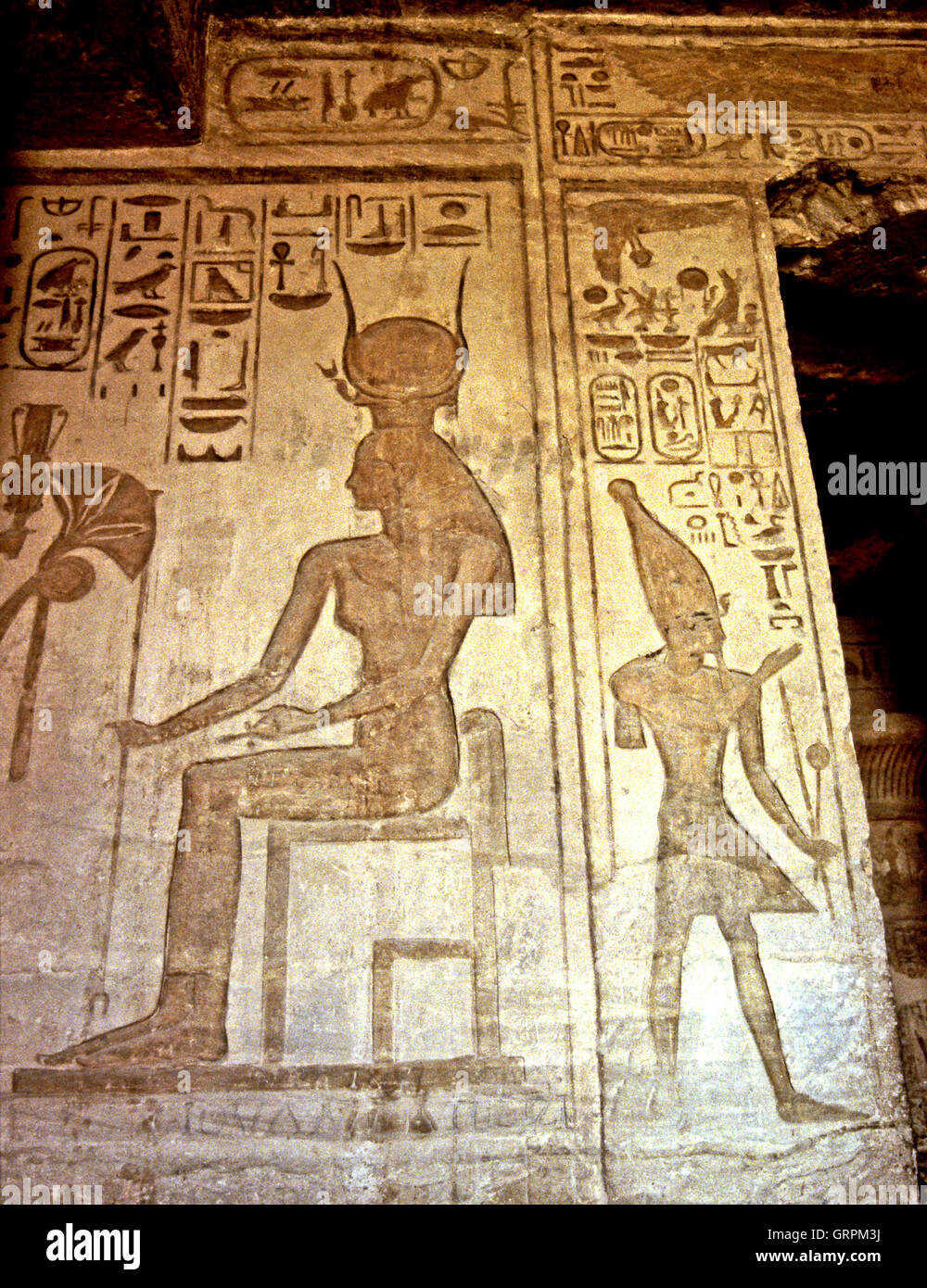 Temple of Queen Nefertari, Abu Simbel, Upper Egypt Stock Photo - Alamy